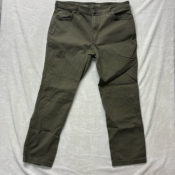 Duluth Trading Co | Pants | Duluth Army Green Fire Hose Relaxed Fit ...